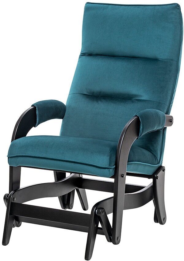 Кресло маятник SCANDICA Ирса, 92х110х90 см, цвет темно-лазурный