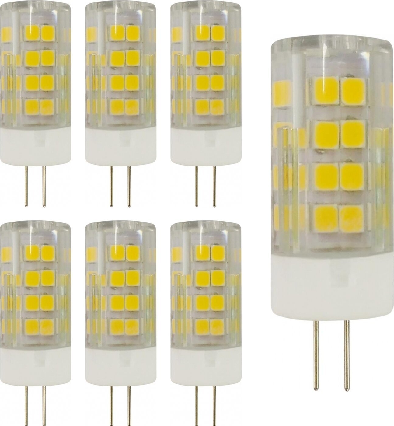 Светодиодная лампа ЭРА JC 3.5W эквивалент 30W 4000K 280Лм G4 капсула (комплект из 6 шт.)