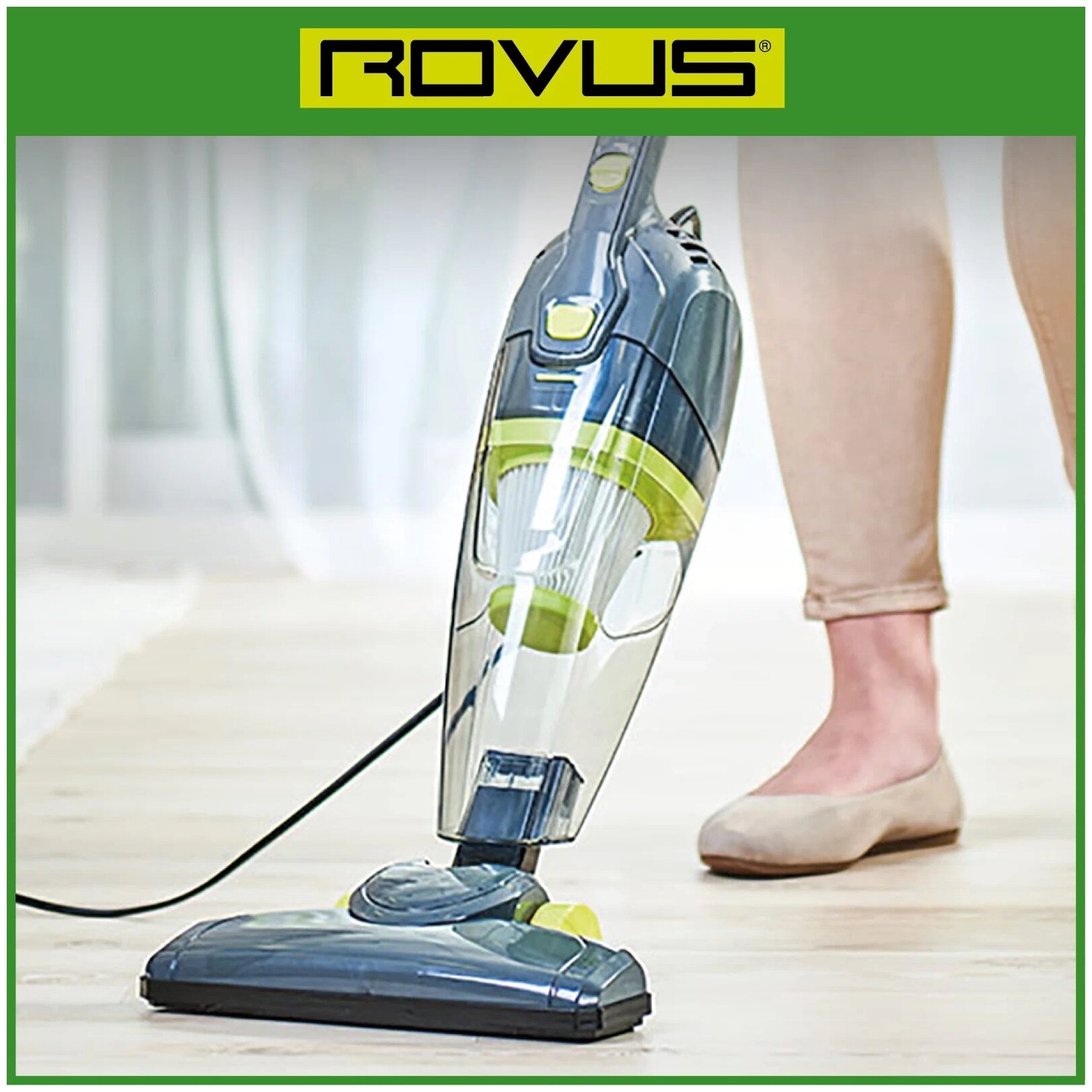 Пылесос Rovus Storm vac V2, серый — купить в интернет-магазине по ...