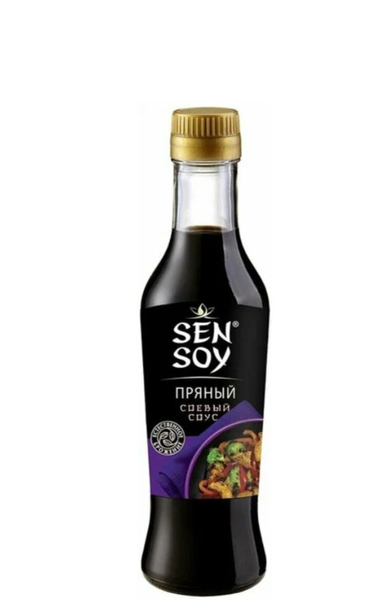 Sen Soy Соус соевый Пряный, стеклянная банка, 250 мл