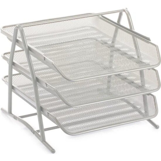 Лоток для бумаги Unistor DIPLOMAT 3 секции, А4, серый