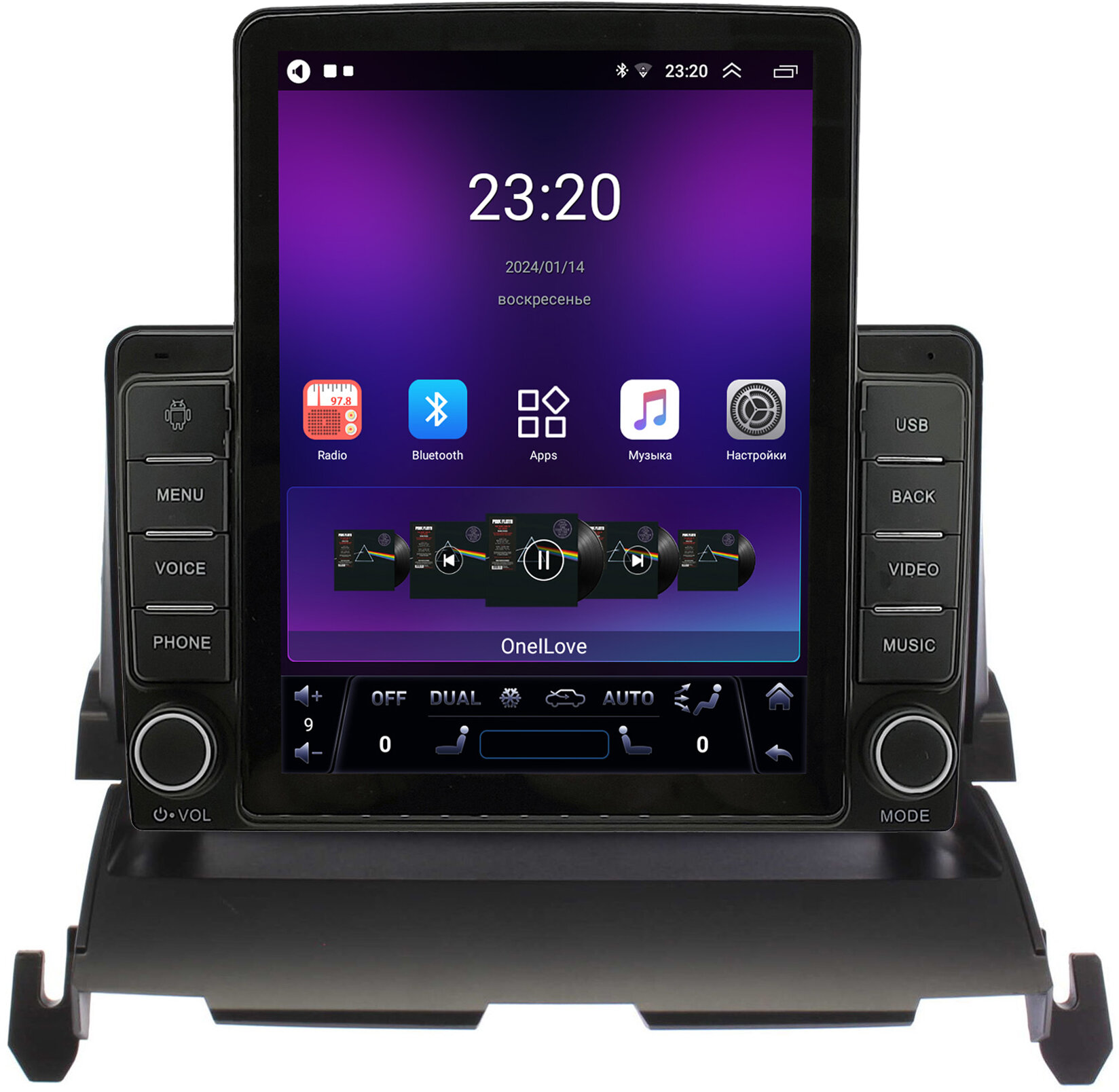 Штатная магнитола Canbox GTR095-9-1169 для Dodge Journey 2007-2011 на Android 10 (QLed, 4/64, DSP, CarPlay)