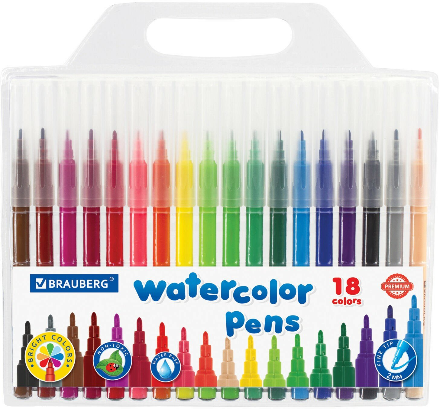 Фломастеры 18 цветов классические (151935)