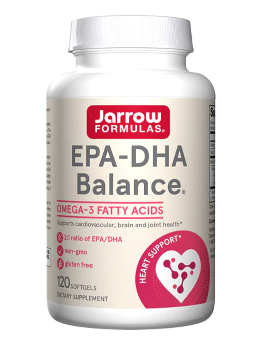 Jarrow Formulas EPA-DHA Balance® 120 softgels / EPA-DHA Баланс 120 гел. Капс