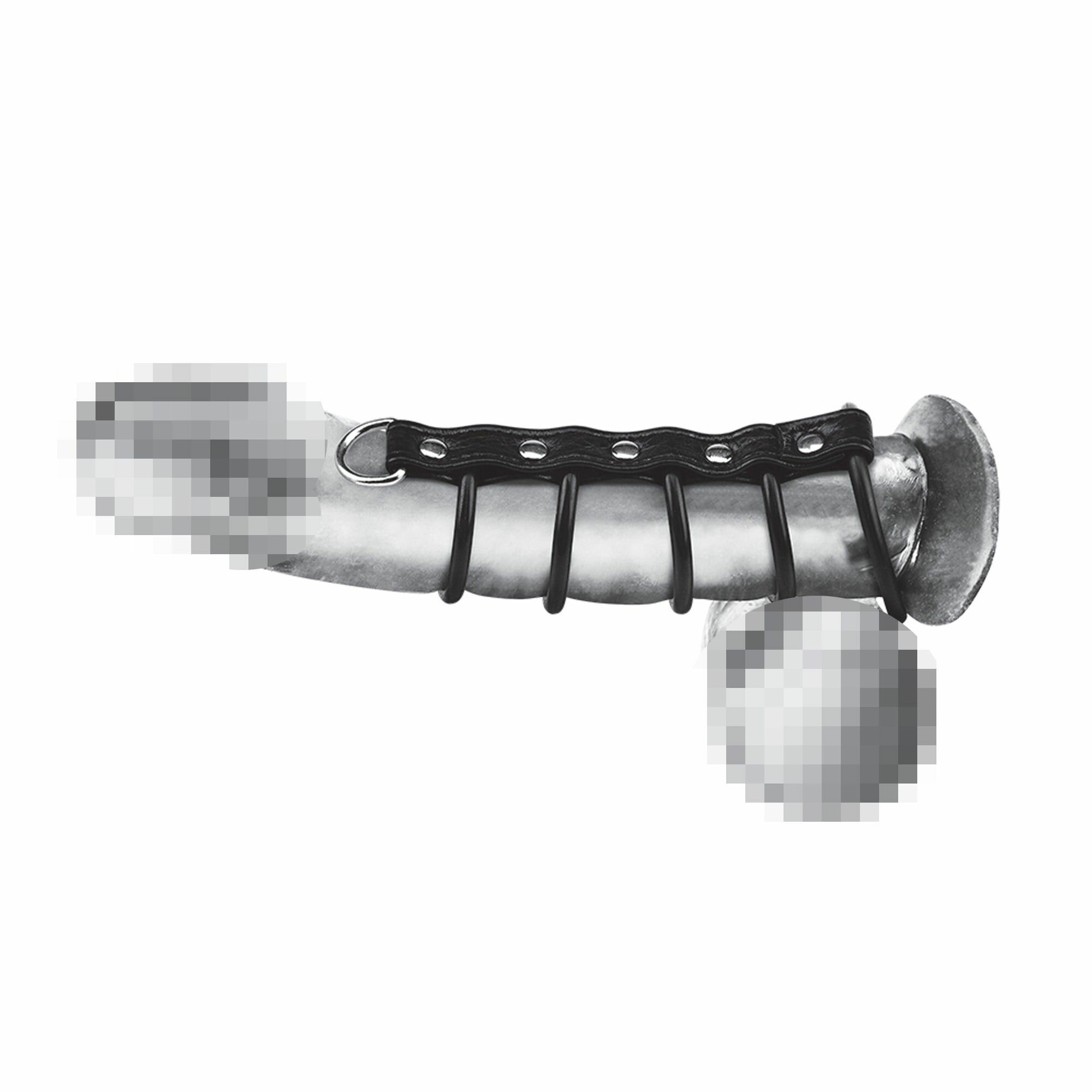 Хомут с 5 резиновыми кольцами