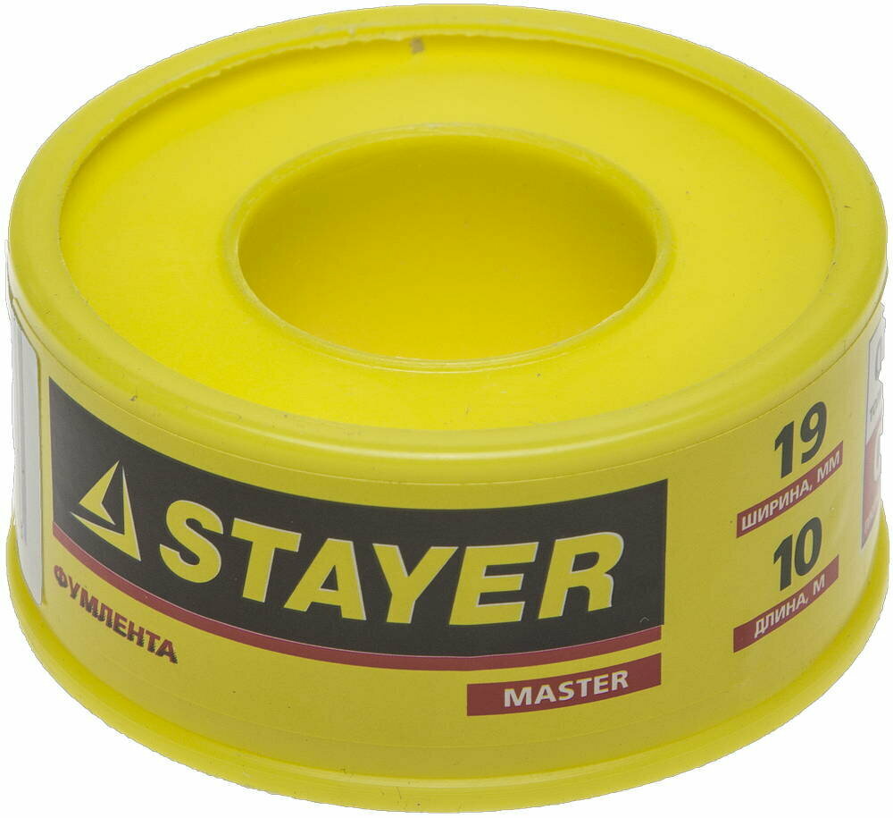 Фумлента STAYER 0.075ммx19ммx10м, 0.40г/см3 12360-19-040