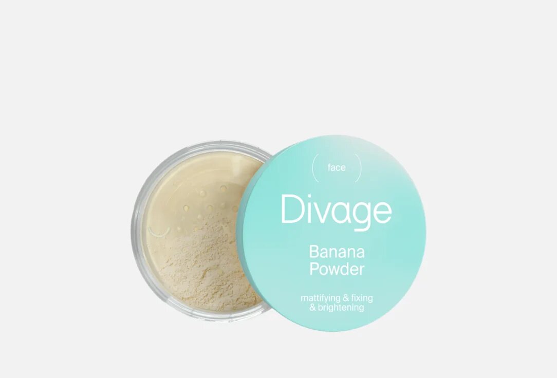 Рассыпчатая пудра для лица Divage "BEAUTY KILLER", для всех типов кожи, 14 г