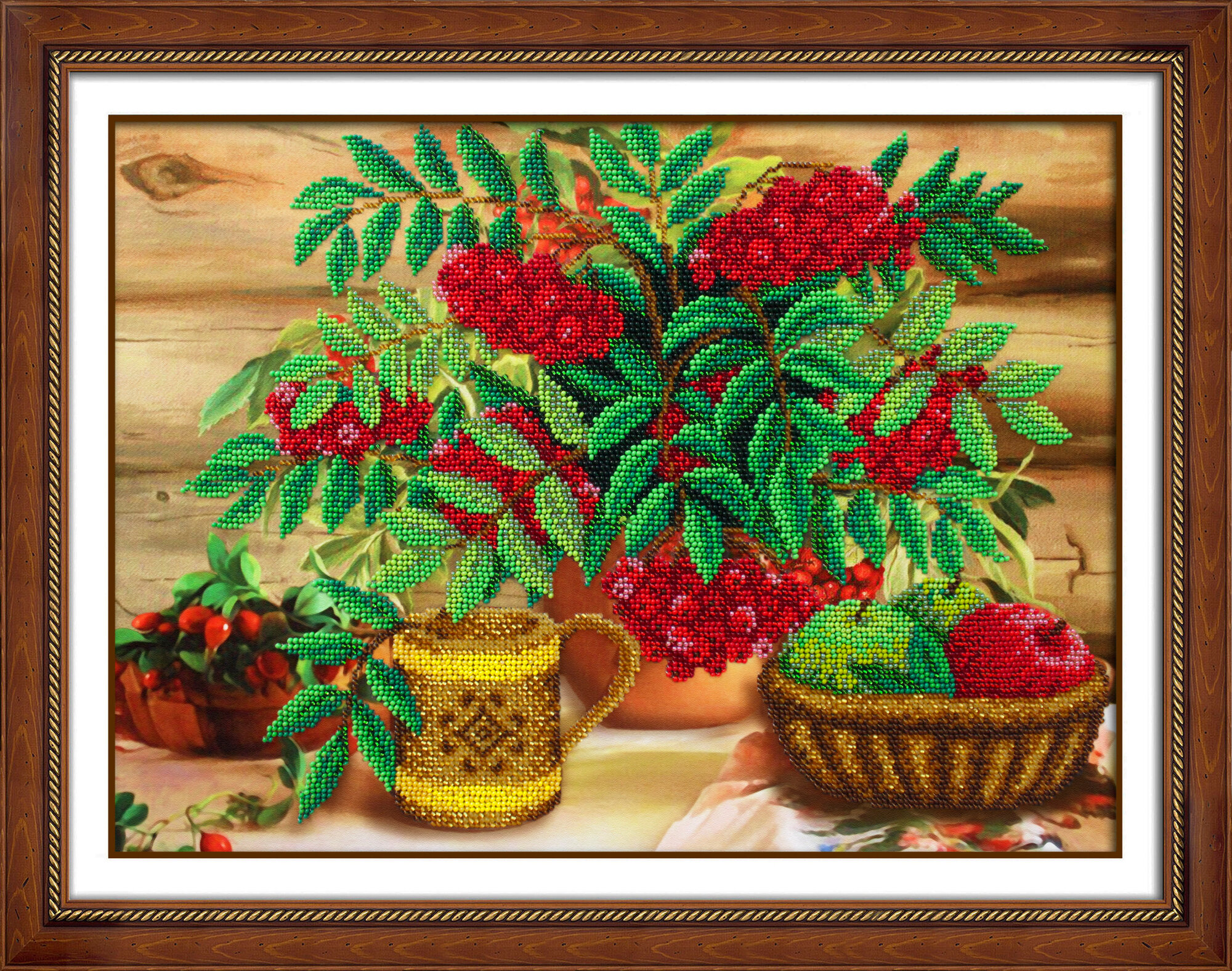 Набор для вышивания бисером "паутинка" Б-1289 Осенний натюртморт