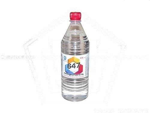 Растворитель р-647 (1 л) пэт гост 18188-72 дхз г. кинешма (18188-72)
