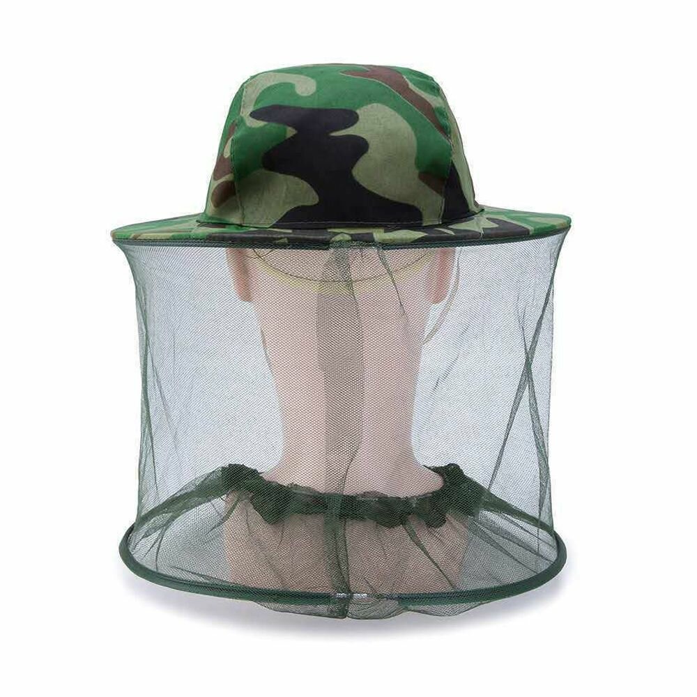 Накомарник 2 шт / Панама с москитной сеткой от насекомых / Шляпа противомоскитная для рыбалки и охоты