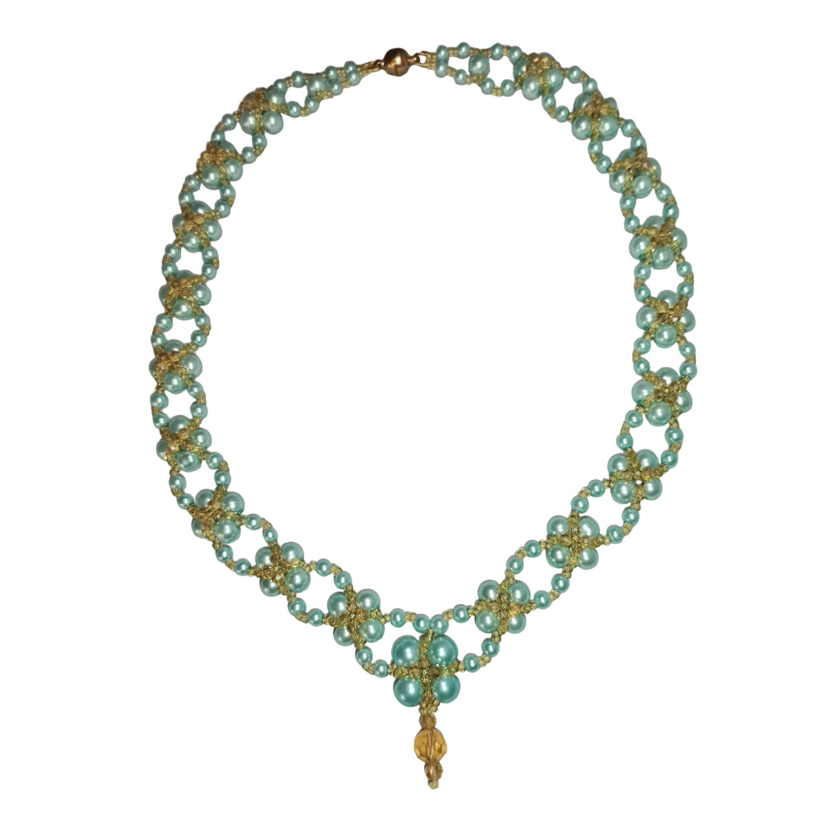 Колье, бисер