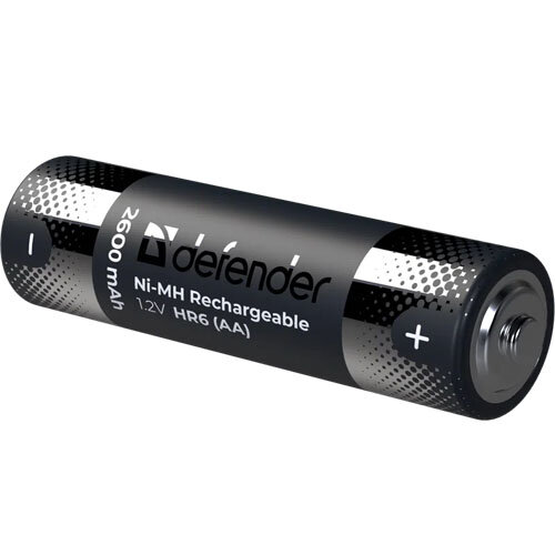 Аккумулятор АА Defender HR6-2BL 2600мА/ч Ni-Mh в блистере 2шт.