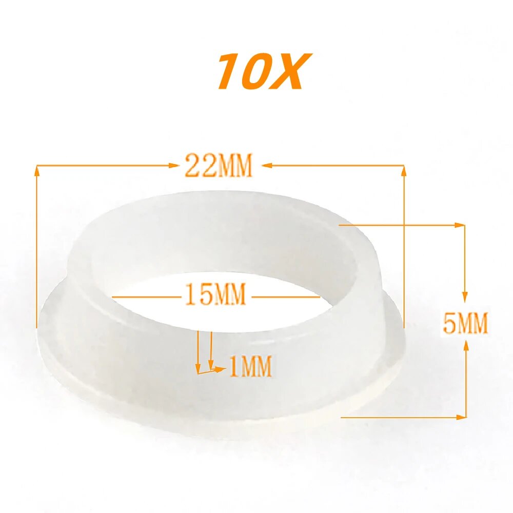 6505692AA A2215420051 5J0919131 уплотнительное кольцо датчика парковки для VW Seat Honda Nissan BMW Ford BENZ 10pcs white