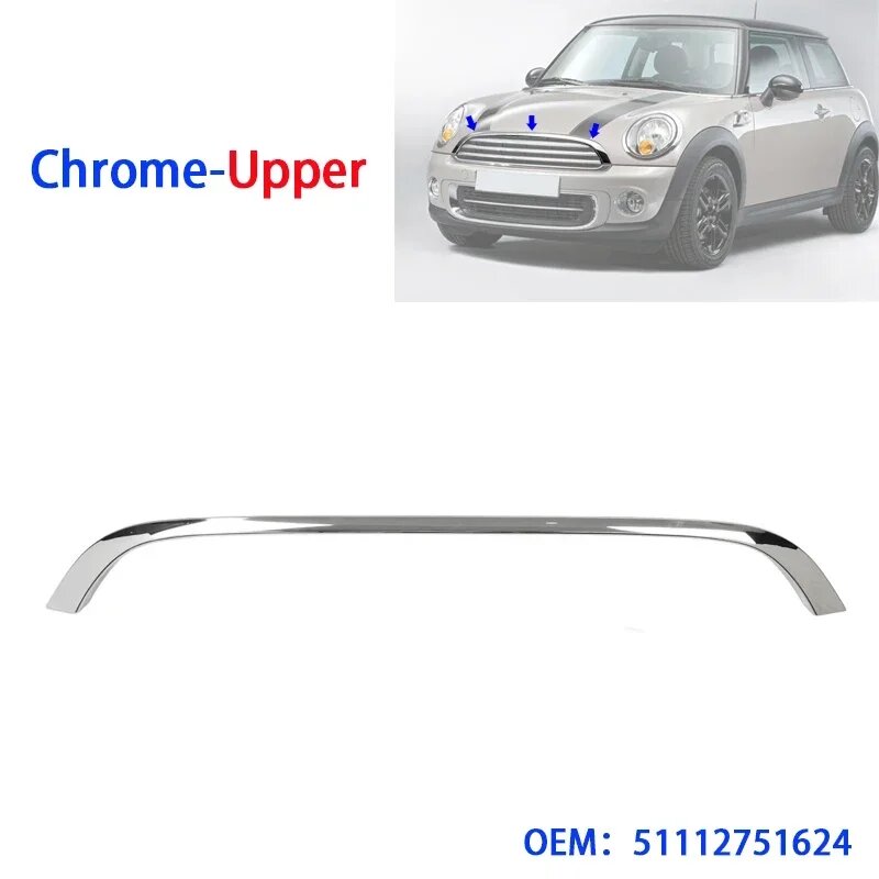 Хромированная накладка верхней решетки для BMW MINI R55 R56 R57