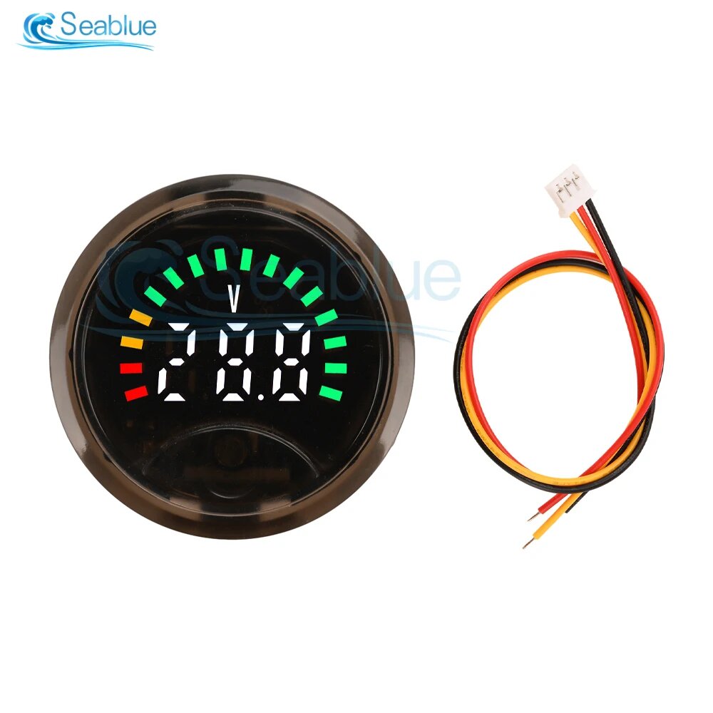 Цифровой вольтметр 20.00V, белый