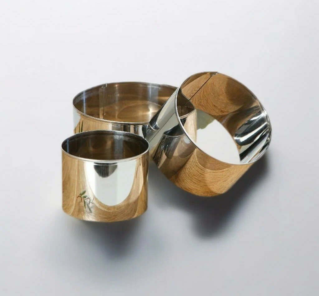 Набор форм для выкладки и выпечки 8, 10, 12см