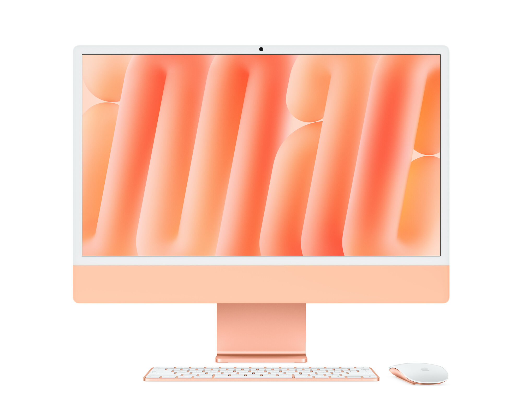 Моноблок Apple iMac 24" Retina 4.5K 2023 (M3, 8c CPU, 10c GPU, 16Gb, 2Tb SSD) Оранжевый (Orange)