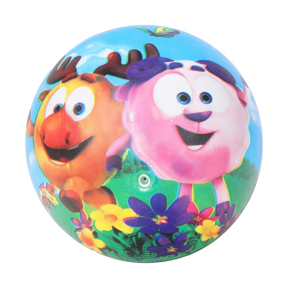Мяч пвх 23 см. Смешарики полноцвет, Играем Вместе FD-9(SMESH) (144)