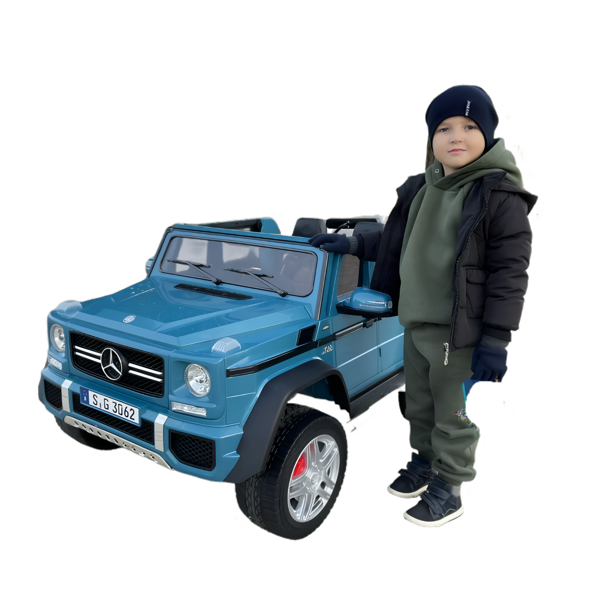 Электромобиль Mercedes Benz Maybach G650, 2 аккумулятора, 2 места