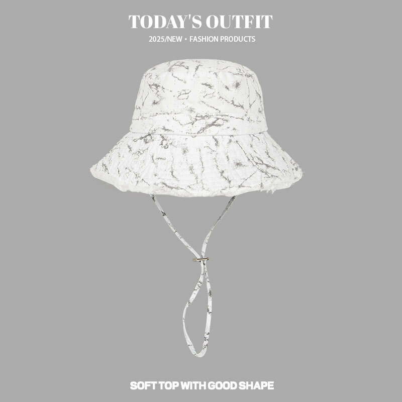 Шляпа "Корейское лето", женская, мятная, промытый хлопок