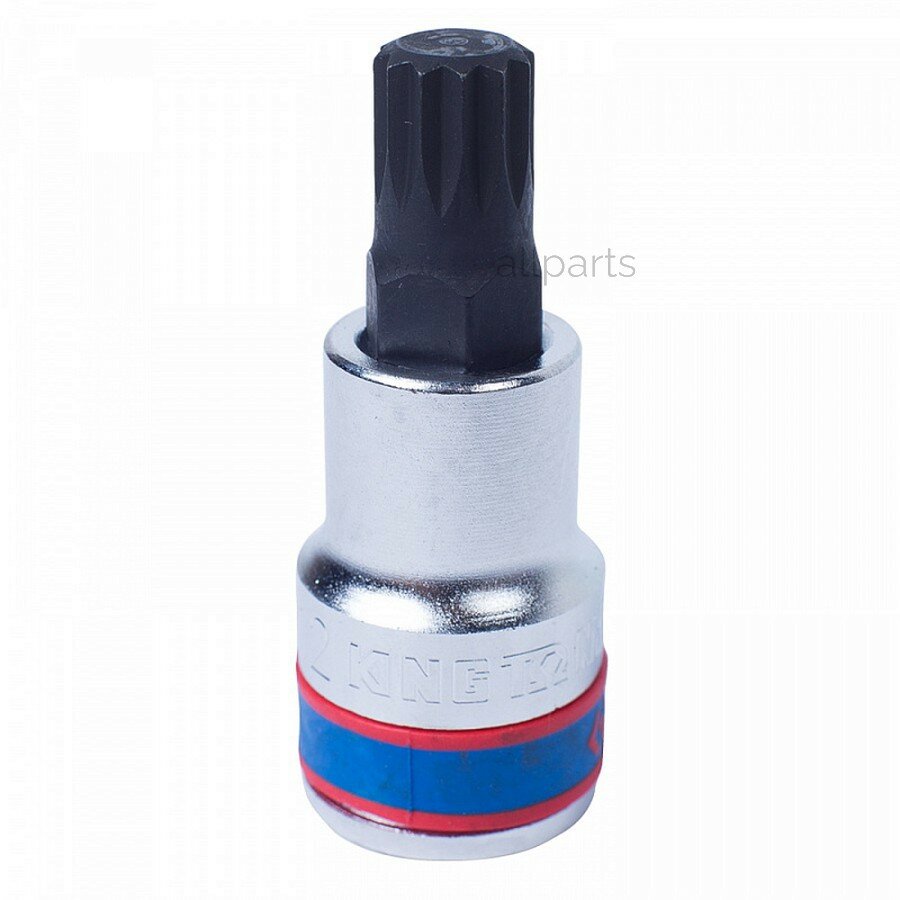 KING TONY 402612 Насадка, бита торцевая 1/2, SPLINE, M12, L 60 мм KING TONY 402612