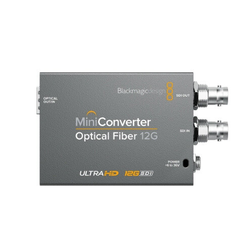 Преобразователь Оптические медиаконвертеры Blackmagic Mini Converter - Optical Fiber 12G