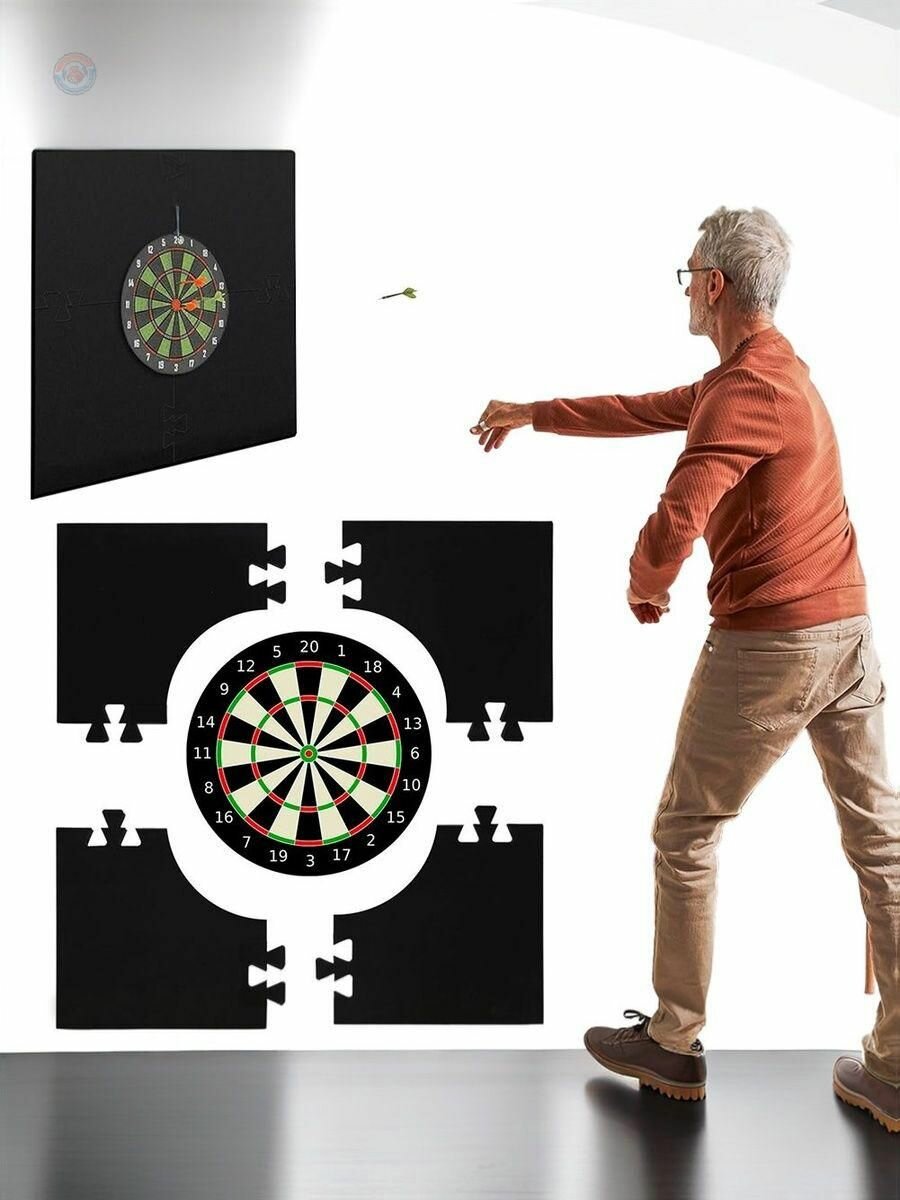 Защитное квадратное кольцо для мишени дартс 720 мм из EVA надежная защита стен от дротиков