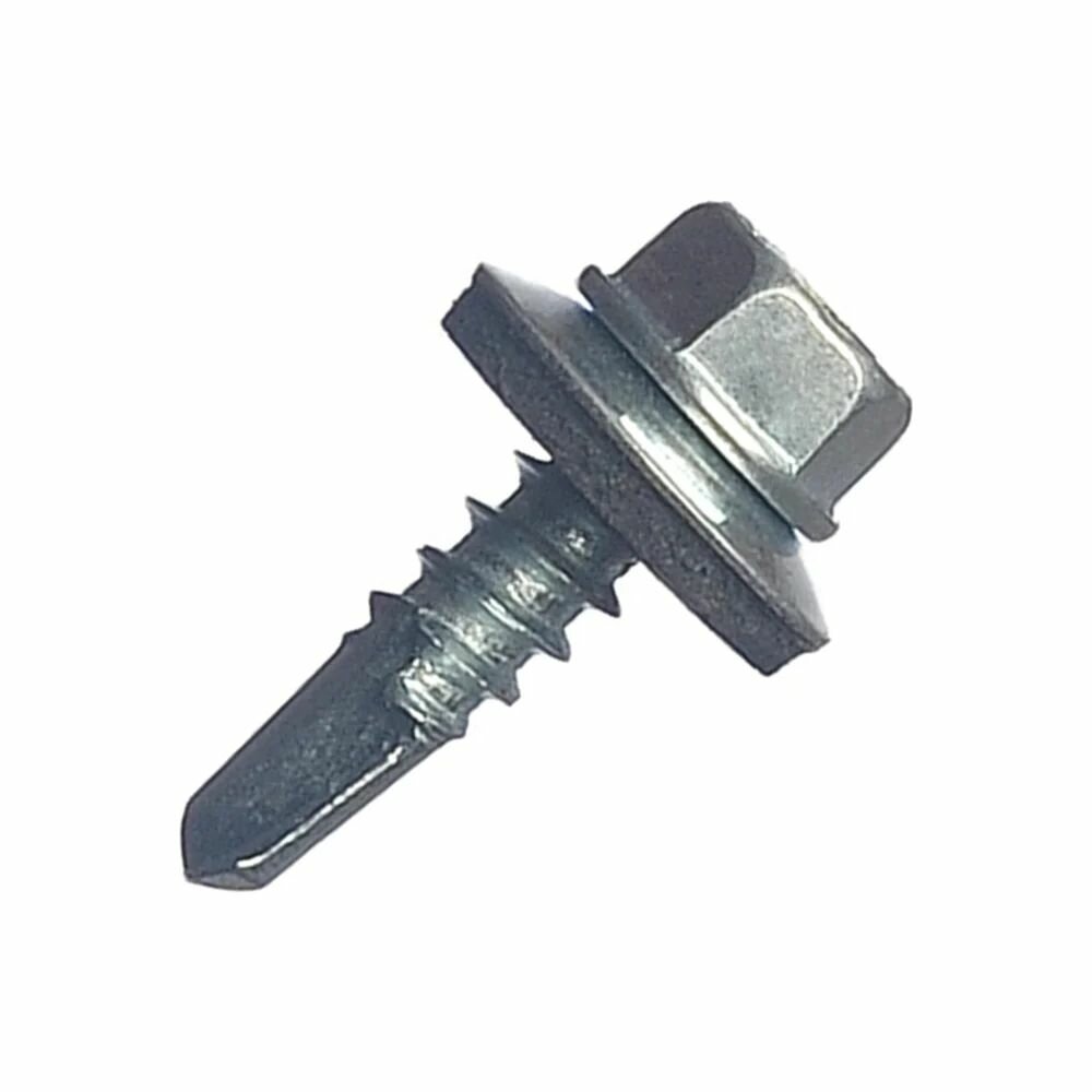 Кровельный саморез металлсервис 5.5x19, цинк, 100 шт. 1220599