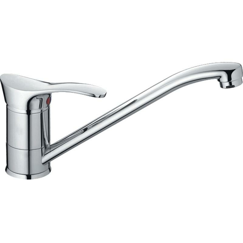 Смеситель для кухни Cron CN4201-2 Хром Поворотный, современный дизайн