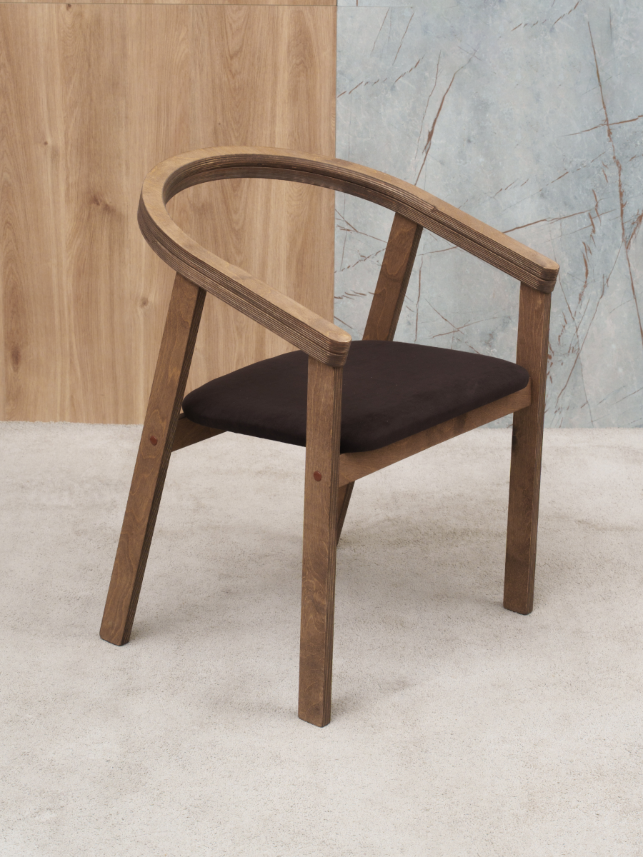 Набор стульев для кухни и гостиной со спинкой мягкие, деревянные кресла / 1 штуки