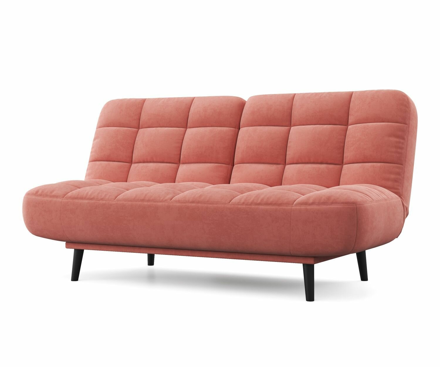 Диван-кровать раскладной Бадди книжка 195x98х97, коралловый ультра терра