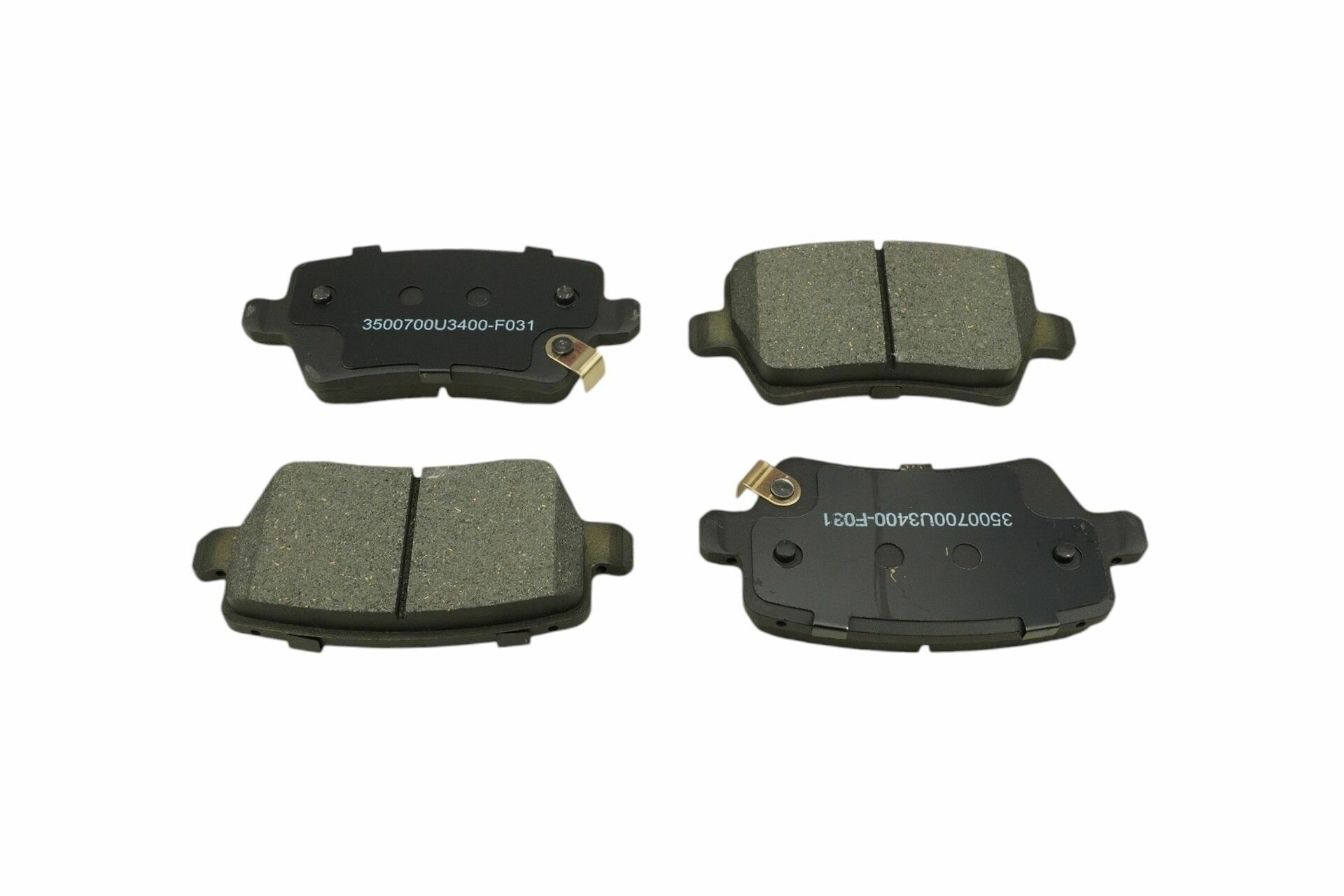 Колодки тормозные задние JAC JS4. Moskvich 3500700U3400-F031 (3500700U3400F031)