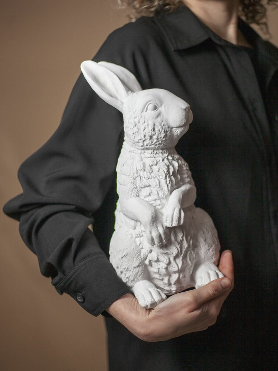 Статуэтка Кролик белый 34 см