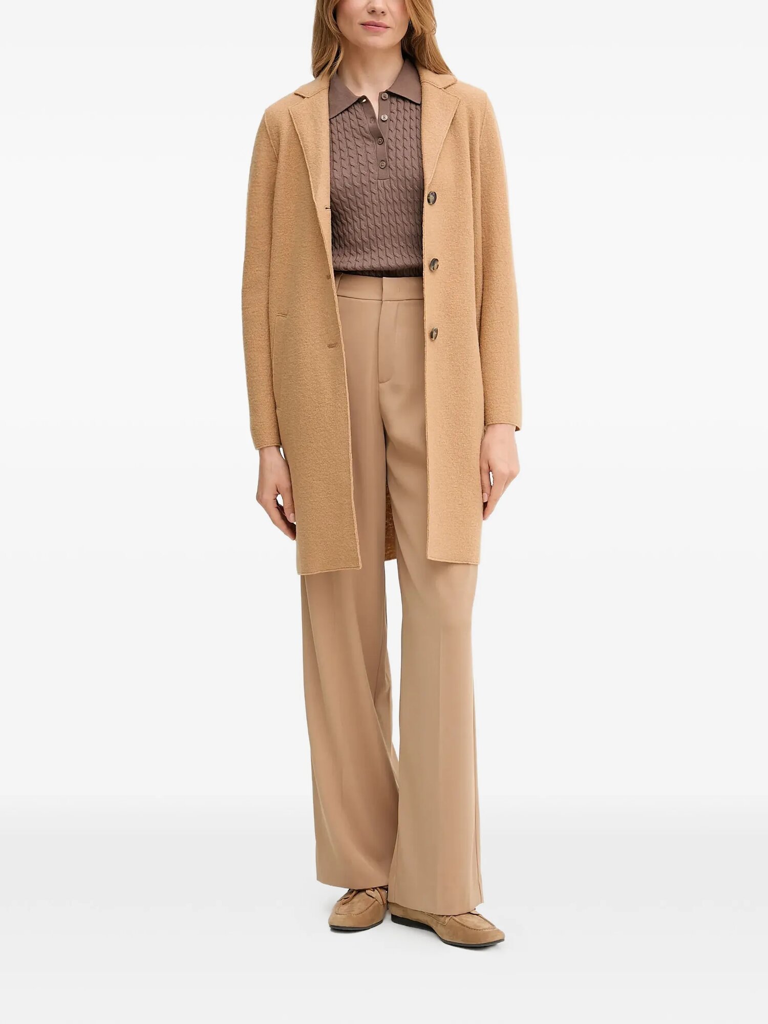 Брюки Oui Pleated tailored trousers, размер 40 — фото 1
