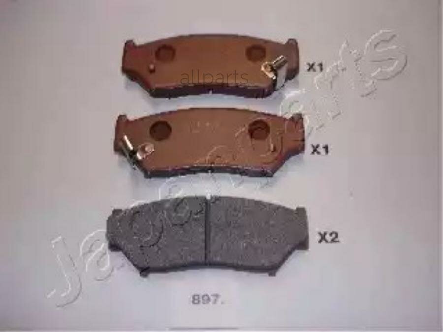 JAPANPARTS PA897AF Колодки передние дисковые SUZUKI Vitara