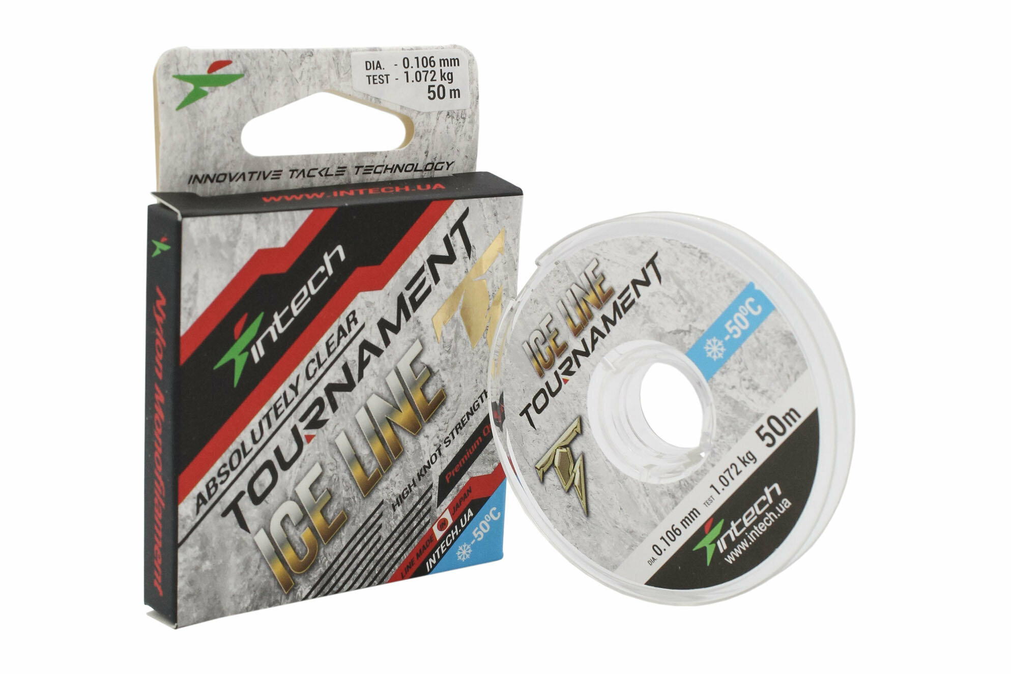 Intech Tournament Ice Line леска 50 м 0,106 мм 1,072 кг для ледовой рыбалки