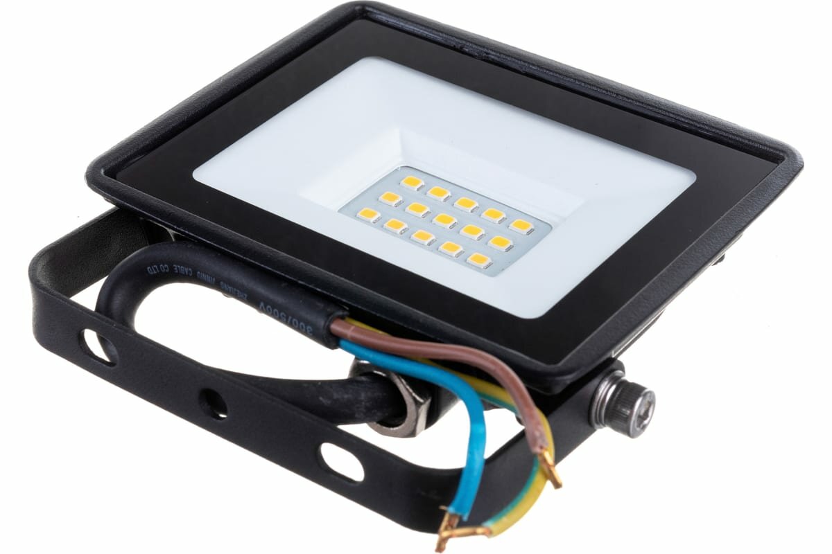 ЭРА LPR-023-0-30K-020 Светодиодный уличный прожектор 20Вт 3000K 1600Лм 103x99x23,5