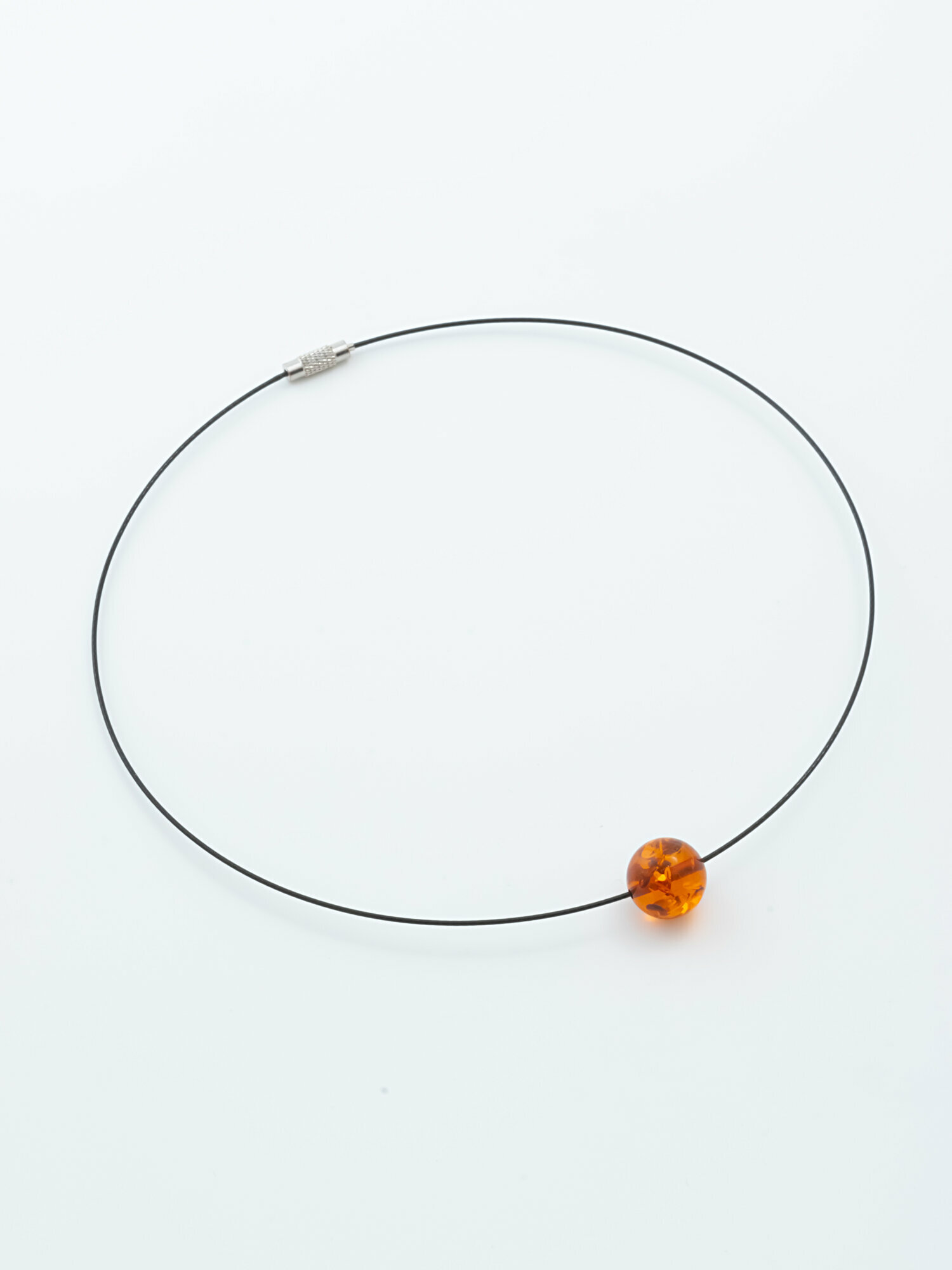 Чокер, янтарь синтетический