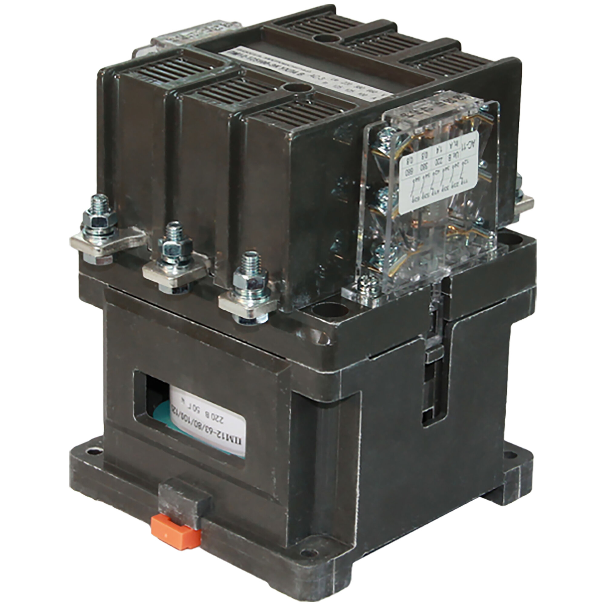 Электромагнитный пускатель Электротехник ПМ12-125100-ЭК УХЛ4 В, 220В/50Гц, 4з и 2р, 125А, нереверсивный, без реле, IP00 ET516444