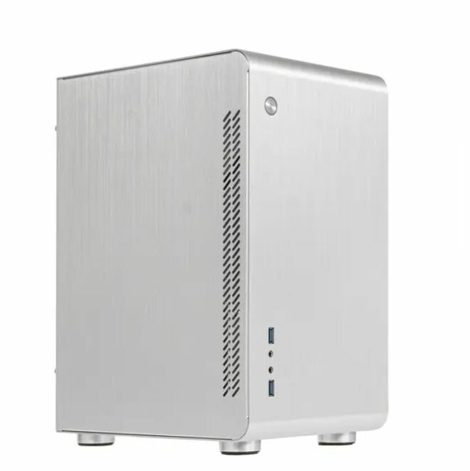 Компьютерный корпус JONSBO U3 (U3SILVER) серебристый - Mini Tower, Micro-ATX, Mini-ITX, USB 3.2 Gen 1 Type-A