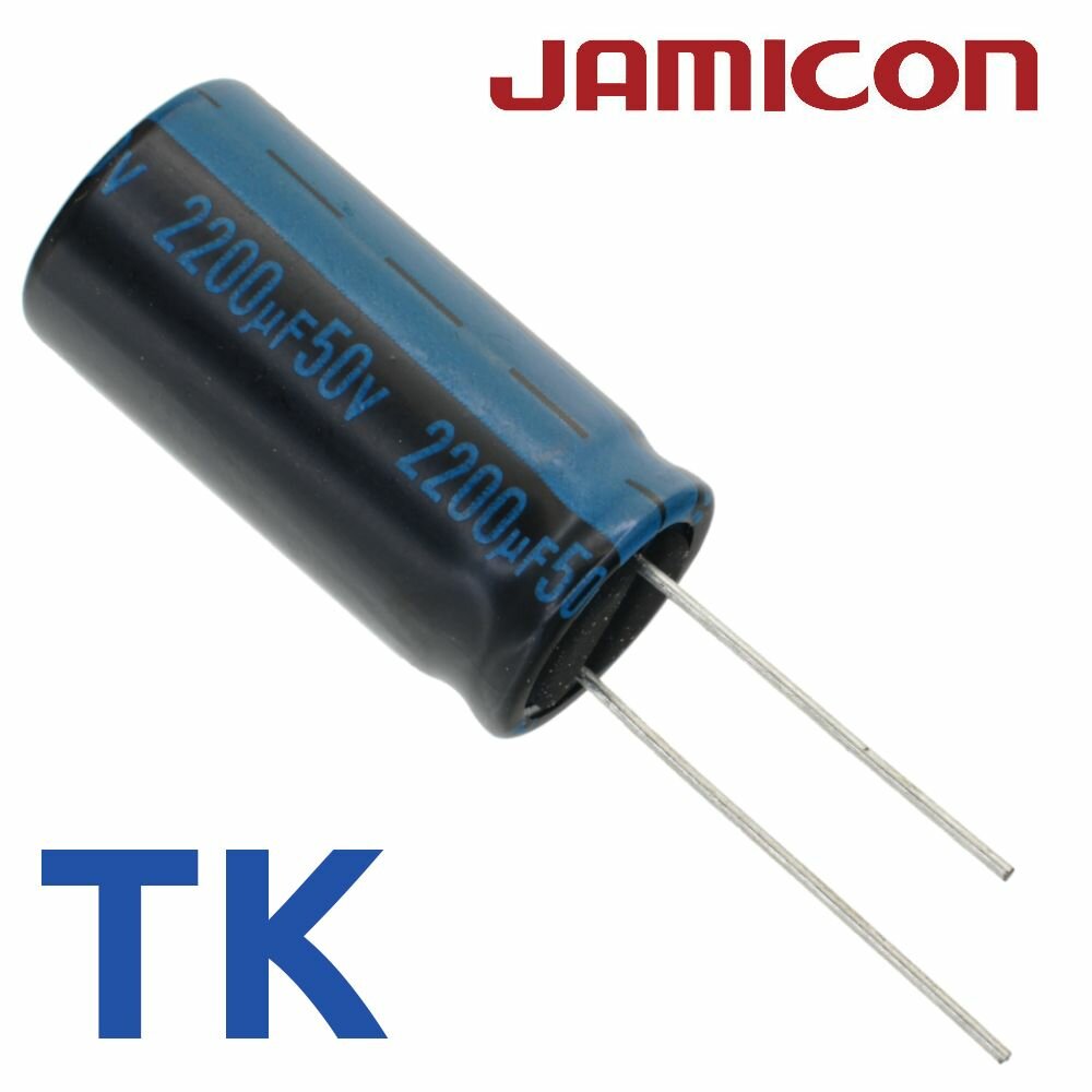2200мкФ 50В / TK / 16x31,5 / 105 С / конденсатор электролитический (1шт)