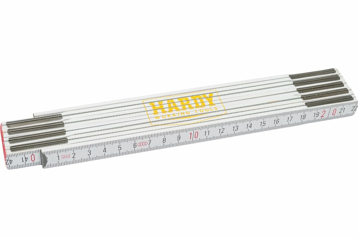 HARDY Линейка столярная, деревянная складная, 2 метра 0710-400200