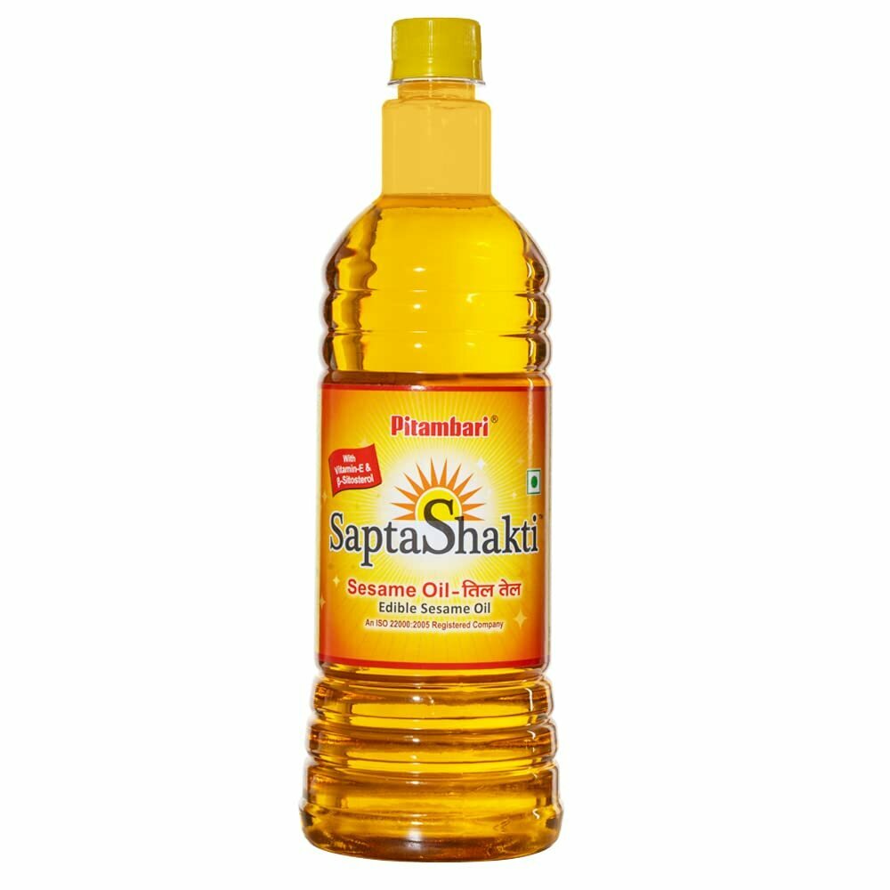 Кунжутное масло холодного отжима Сапта Шакти (Sesame oil Sapta Shakti) 1000 мл