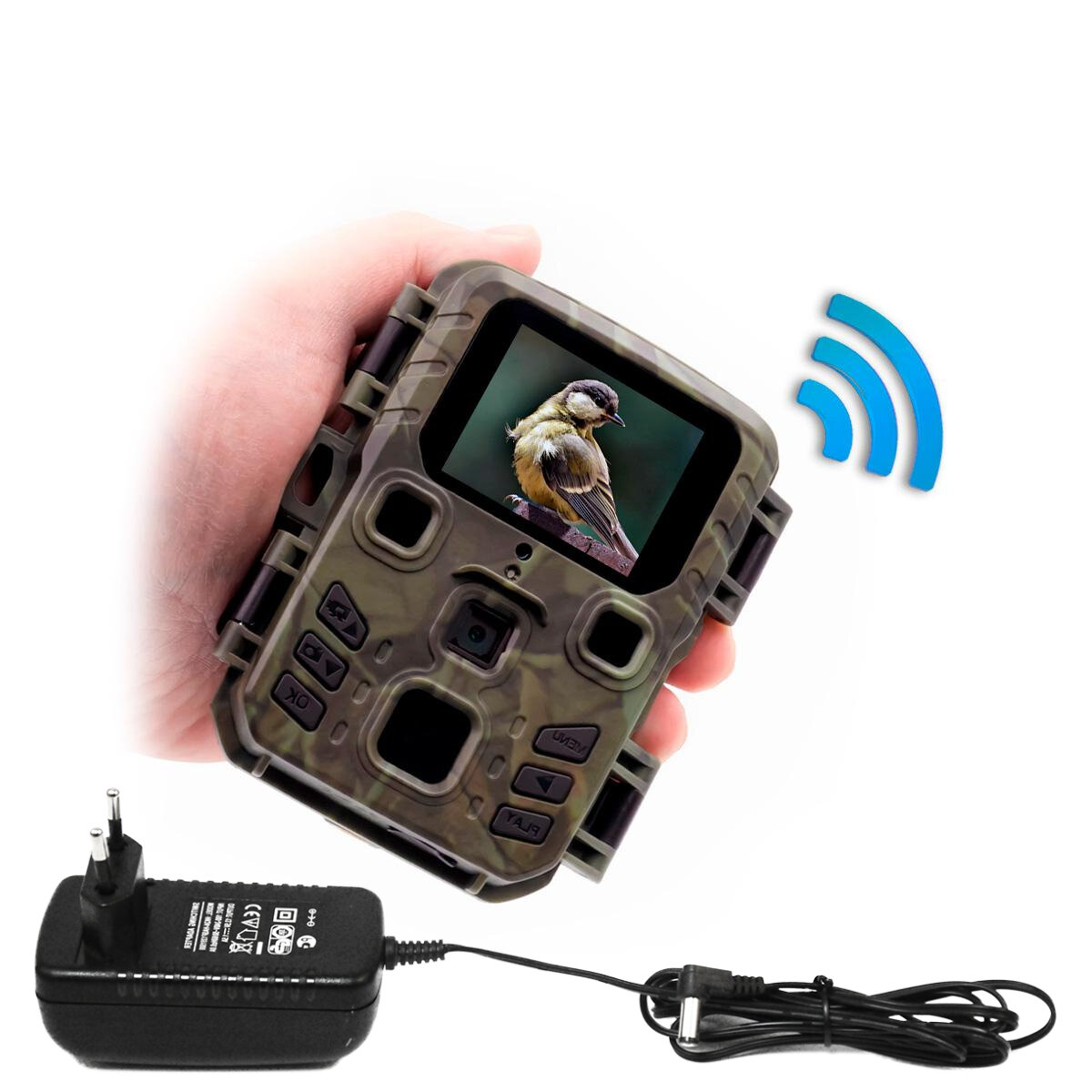 Фотоловушка Wi-Fi для охоты Filin WiFi-301 (5 MP) (C74844OF) - камера видеонаблюдения в лес, фотоловушка для охоты, охотничья фотоловушка.