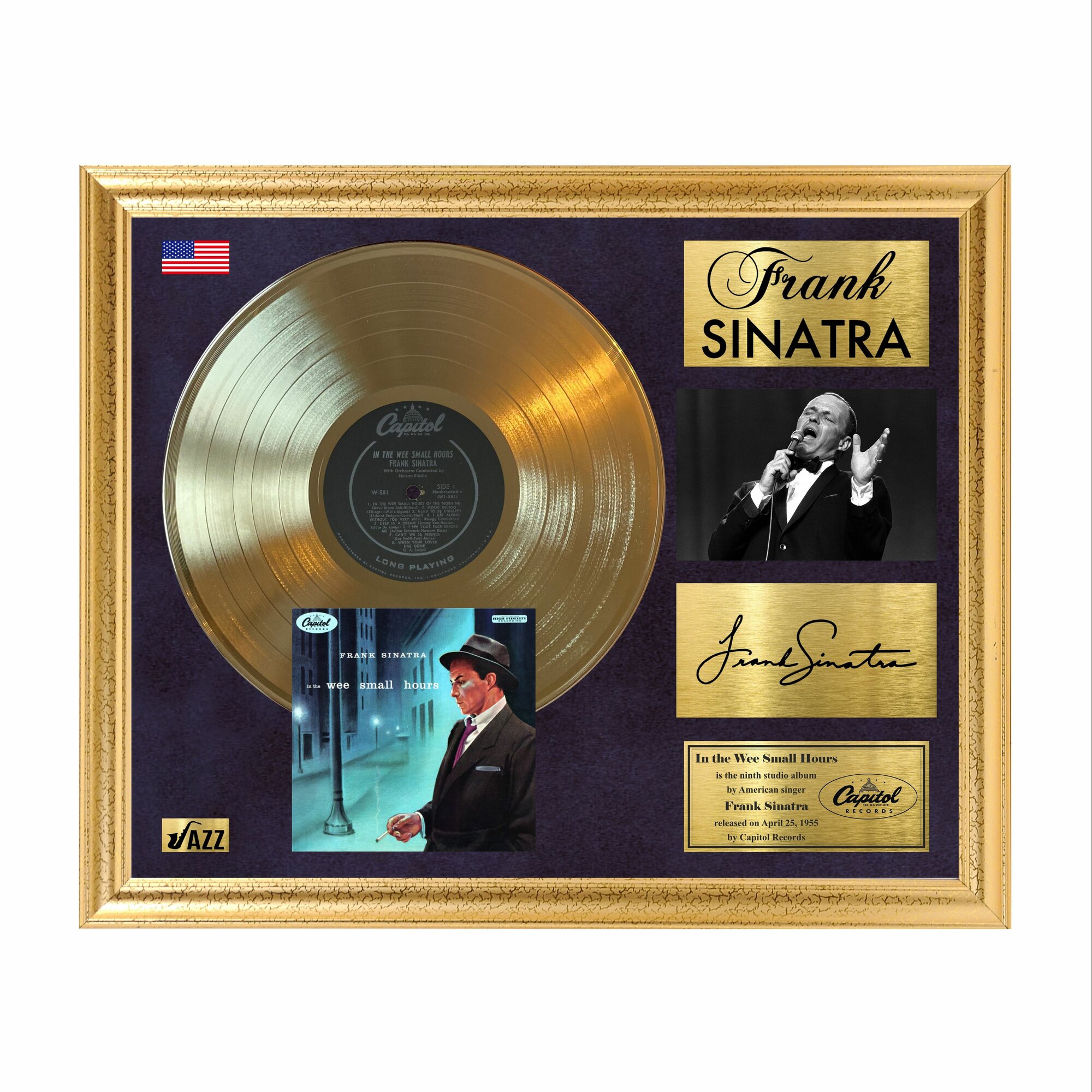 Золотой диск Frank Sinatra In The Wee Small Hours