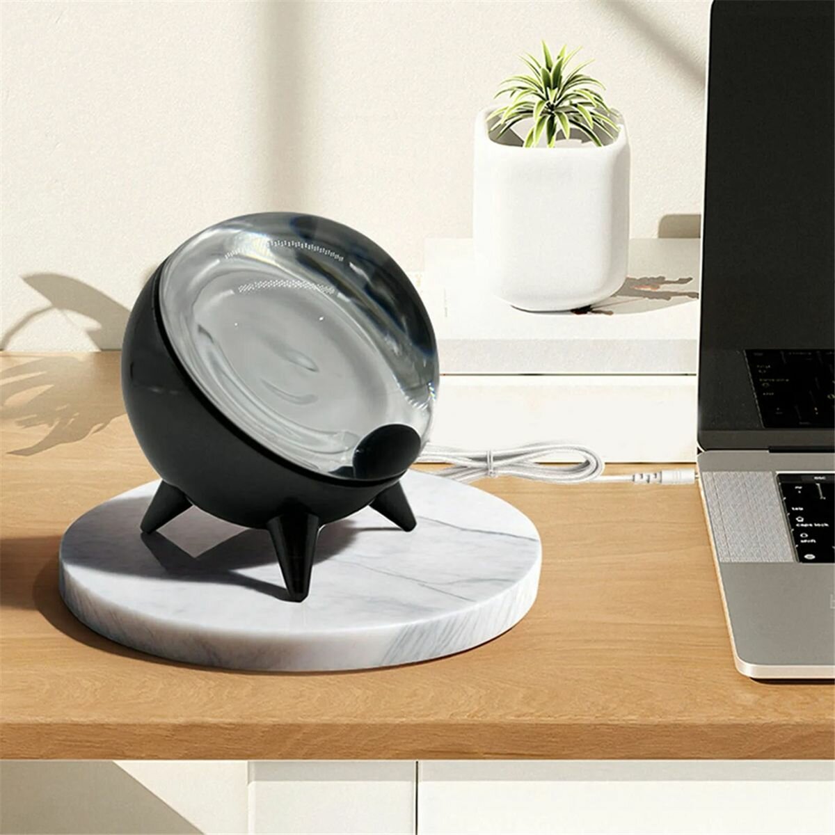 Магнитный датчик жидкости Настольный динамик-компаньон Лампа визуального дисплея