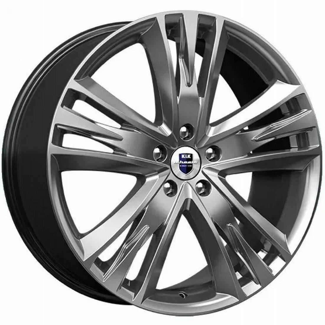 Колесный диск КиК Атлас-Оригинал 8,5x20 5x120 ET47 72,6 Дарк платинум