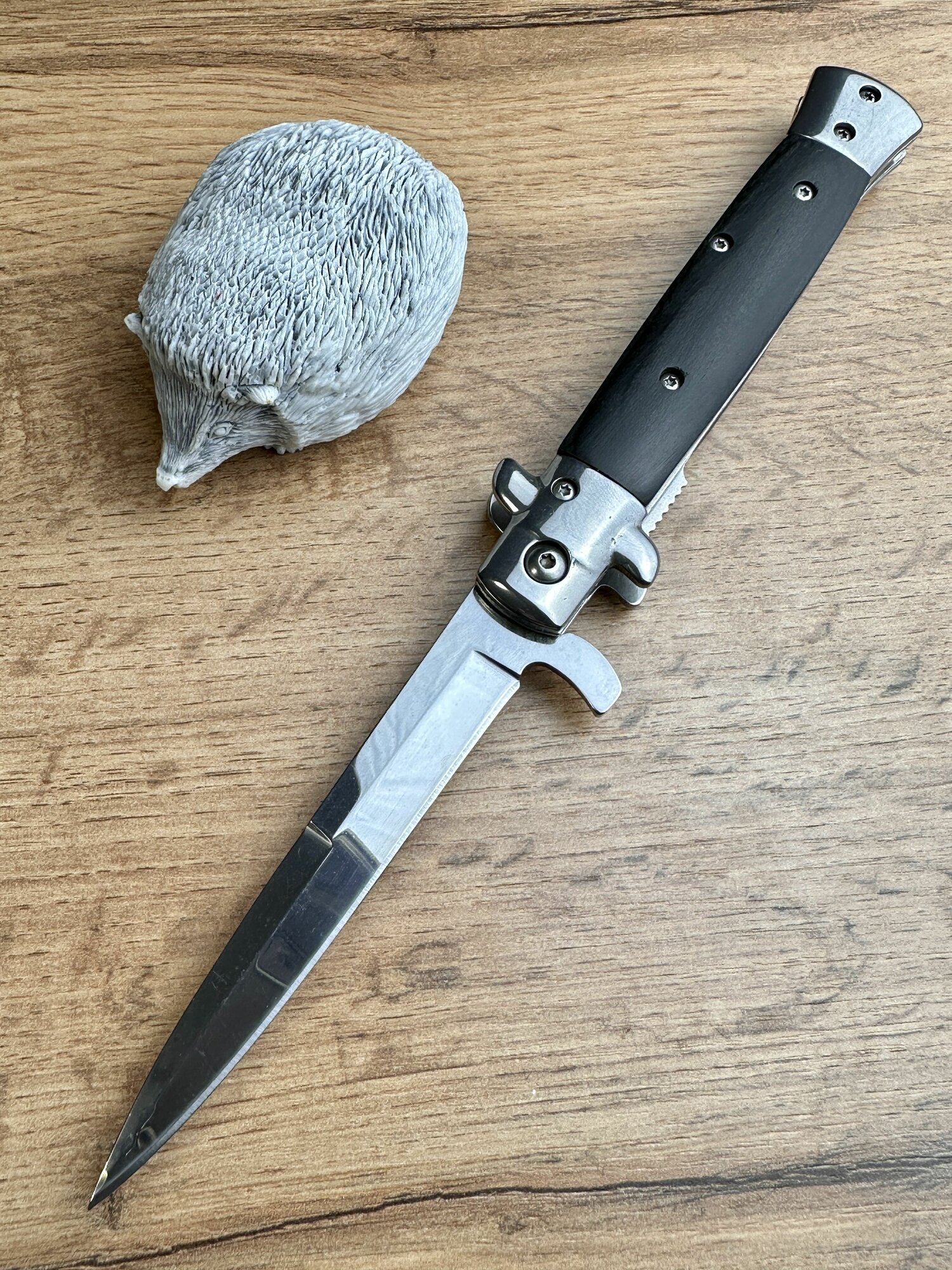 Складной нож АКС-001 Stainless Italy (черный)