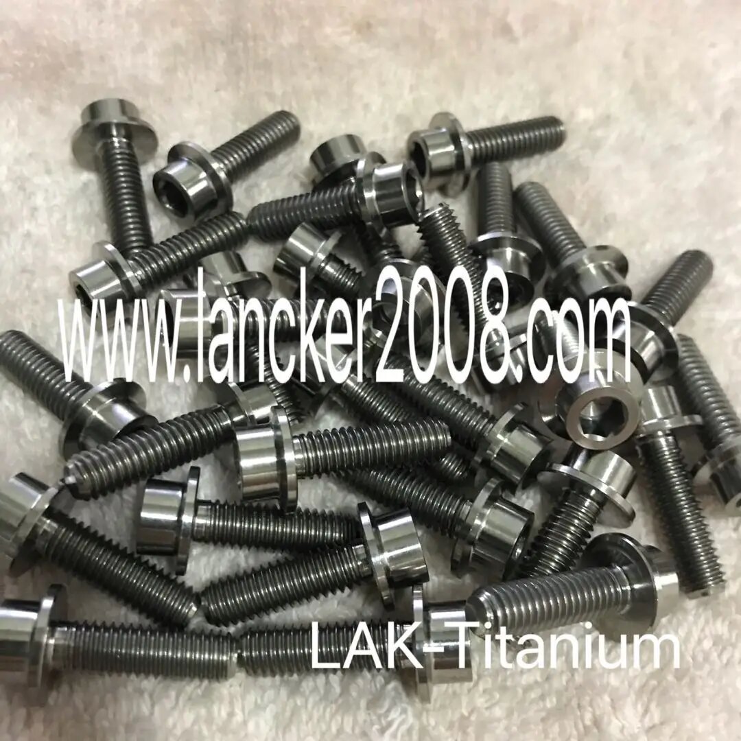 Титановые болты M6*20 30 45 для двигателя Gr5 22 мм
