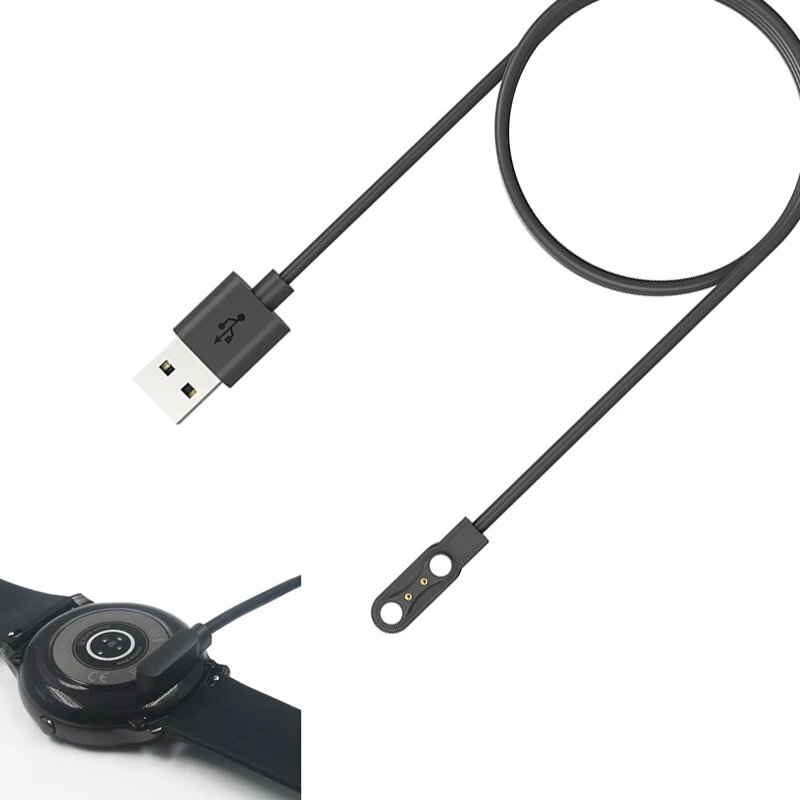 Адаптер для зарядки Smartwatch, магнитный USB-кабель для зарядки, базовый провод для Xiaomi Youpin Imilab KW66, аксессуары для умных часов